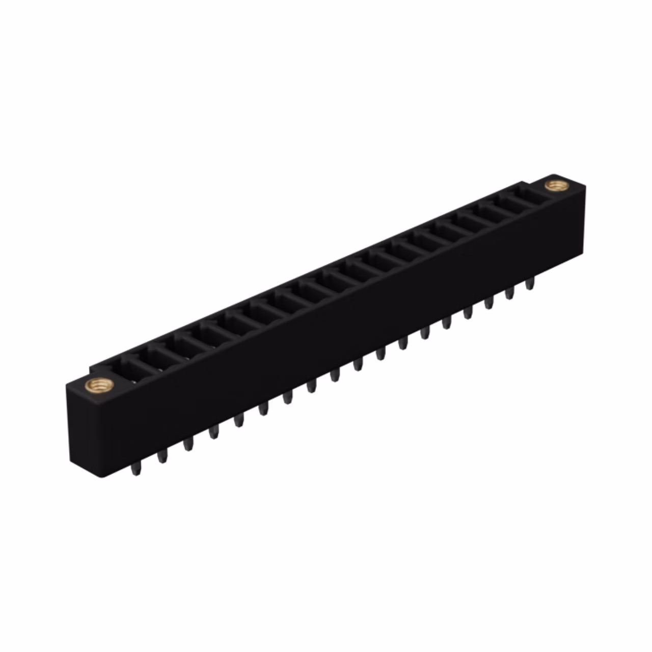 3.81mm Pitch Eurostyle Vertical PCB Header, with Threaded Retention Inserts, 18 Circuits for sale