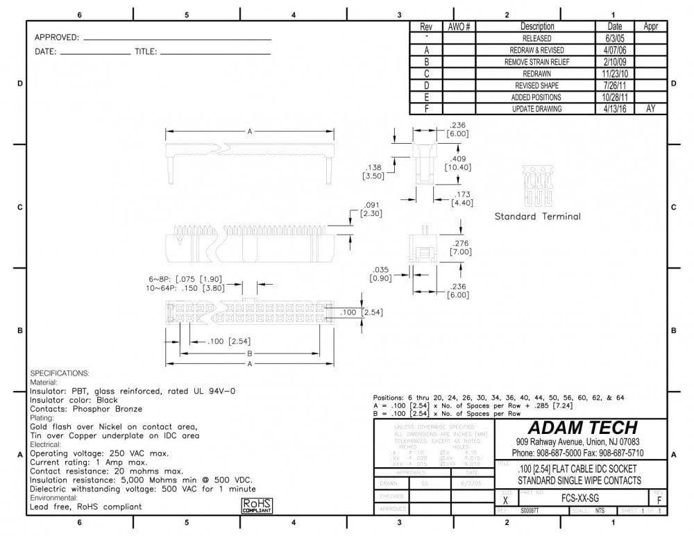ADAM TECH FCS-50-SG product documentation