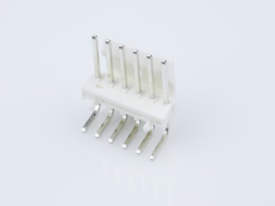 KK 396 Solid Vertical Header, Friction Lock, with Snap-in Plastic Peg PCB Lock, 12 Circuits, Gold (Au) Plating