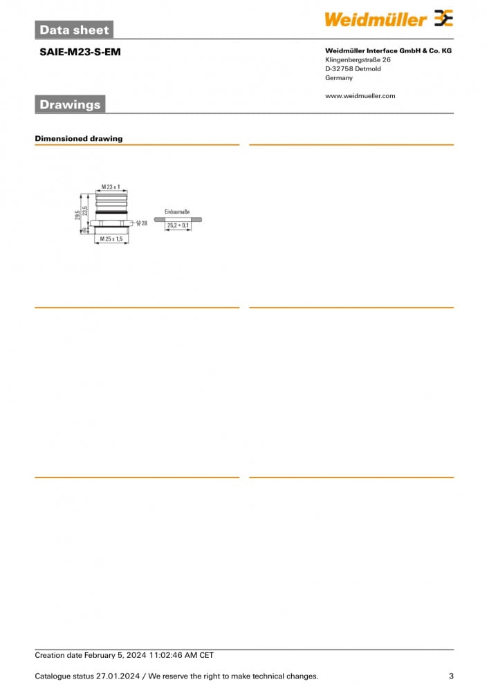 WEIDMULLER 1169970000 technical document page 3