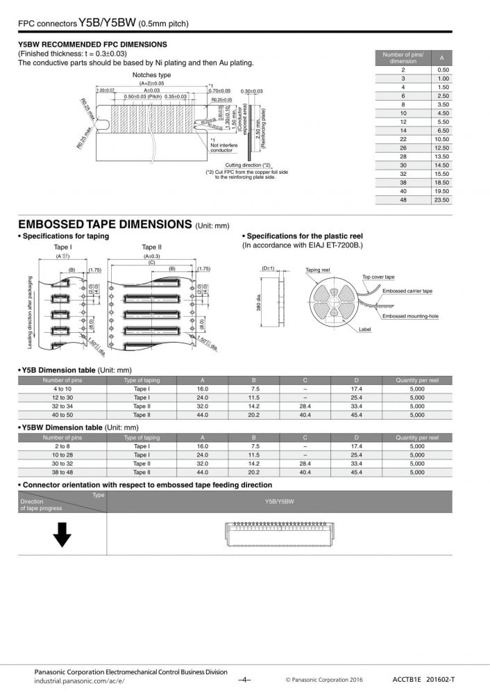 AYF531465TA datasheet page 4