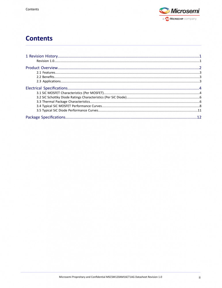 MSCSM120AM16CT1AG datasheet page 2