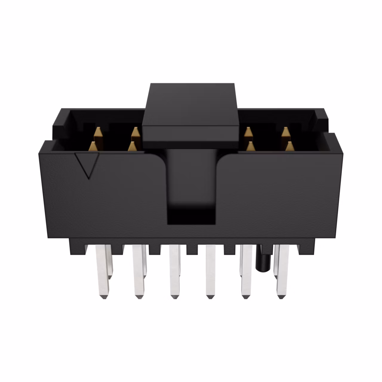 2.00mm Pitch, Milli-Grid PCB Header, Dual Row, Vertical, Through Hole, Shrouded, 12 Circuits, 0.38µm Gold (Au) Plating, 3.50mm Tail Length, Dual Side Slots, Center Polarization, with Cap and Peg, Tape and Reel for sale