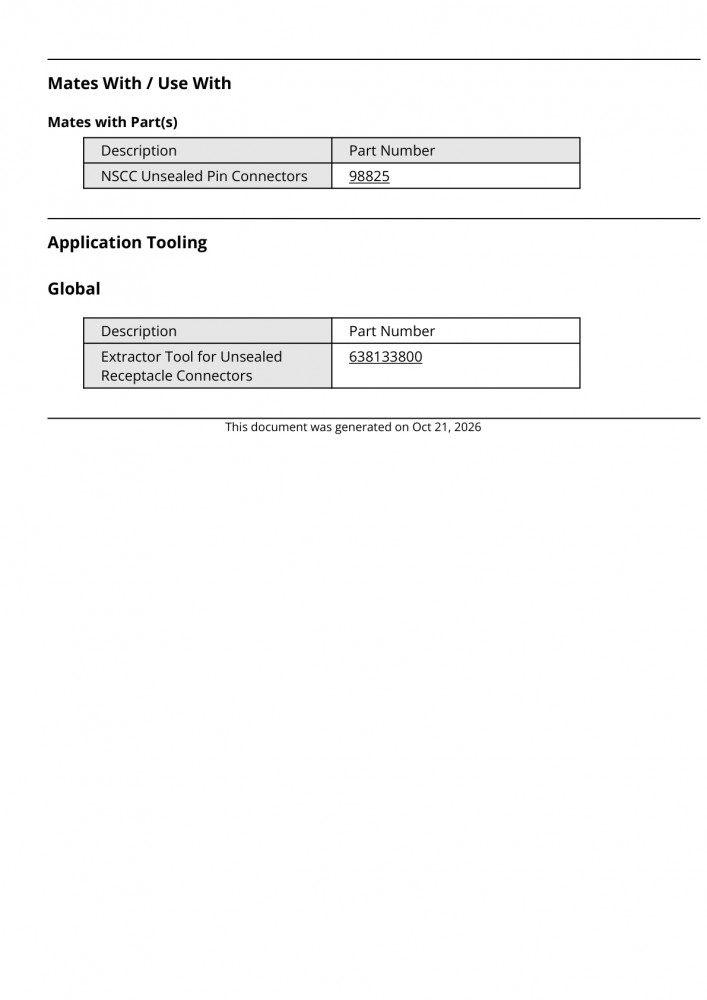 Product document image 3 for MOLEX 988211065