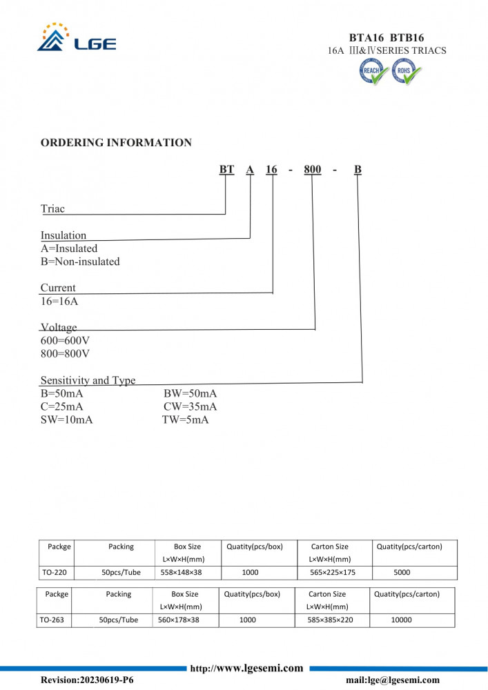 BTA16-800BW-LGE datasheet page 6
