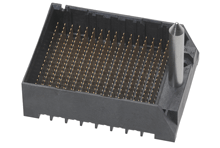 Impact 100 Ohm 6 Pair Vertical Backplane Header, Right Guided, Left Endwall, 16 Columns, 288 Circuits, Pin Length 4.90mm, Plated Through Hole Dimension 0.46mm, Lead-Free for sale