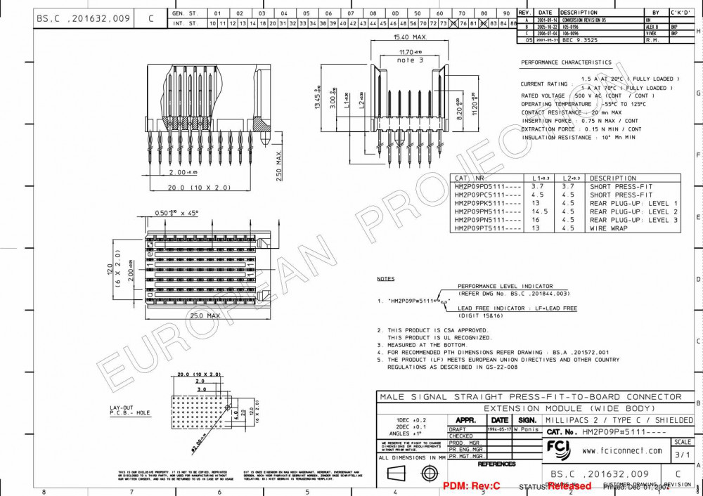 HM2P09PD5111N9LF technical document preview
