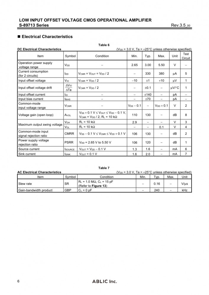 S-89713 datasheet page 6