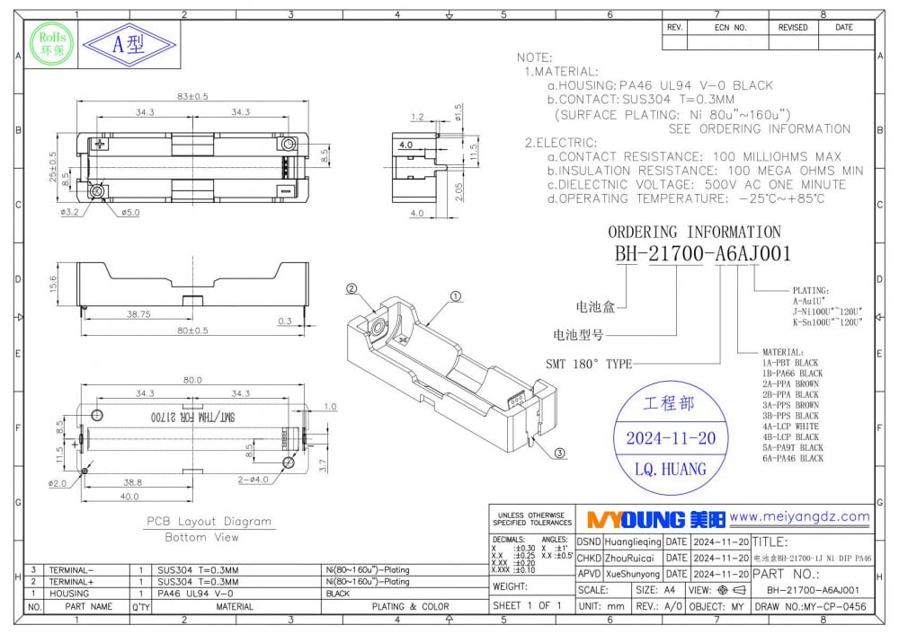 BH-21700-A6AJ001 technical document