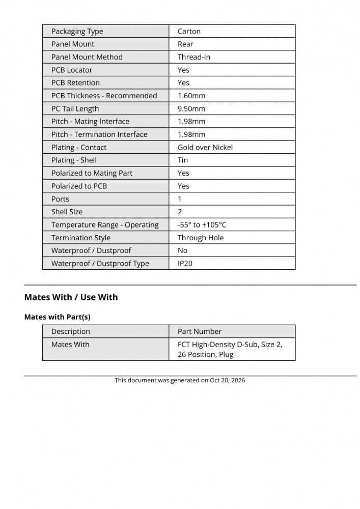 MOLEX 1731130092 technical drawing, page 3