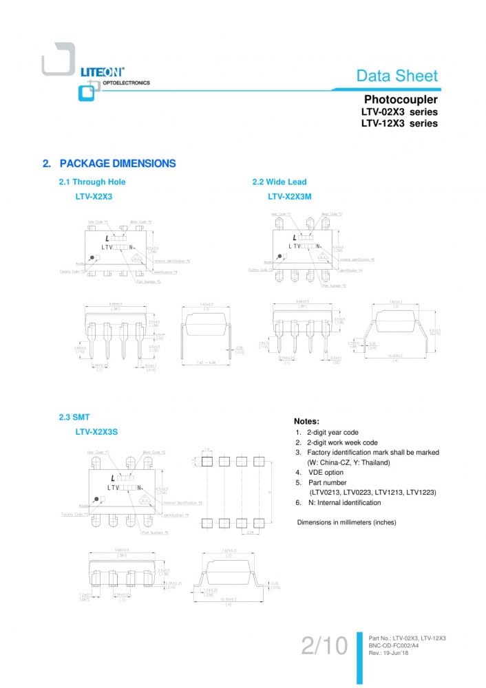 LTV-0223 datasheet page 3