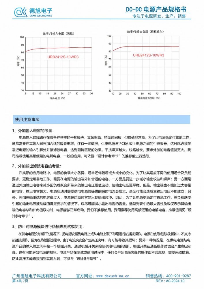 URB2405S-10WR3 datasheet page 4