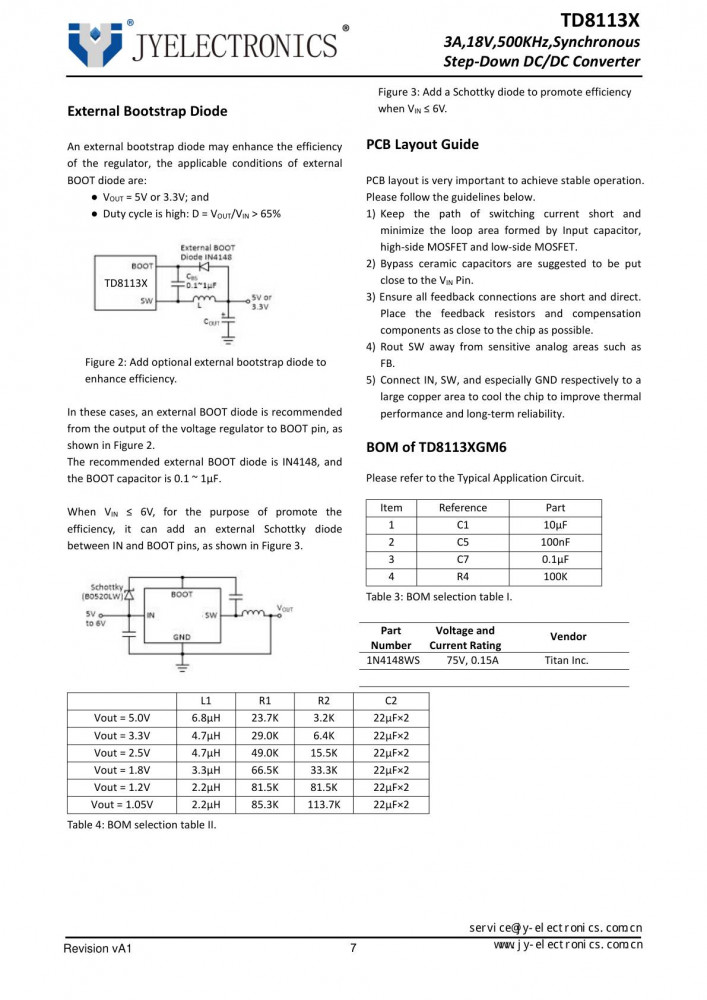 TD8113X datasheet page 7