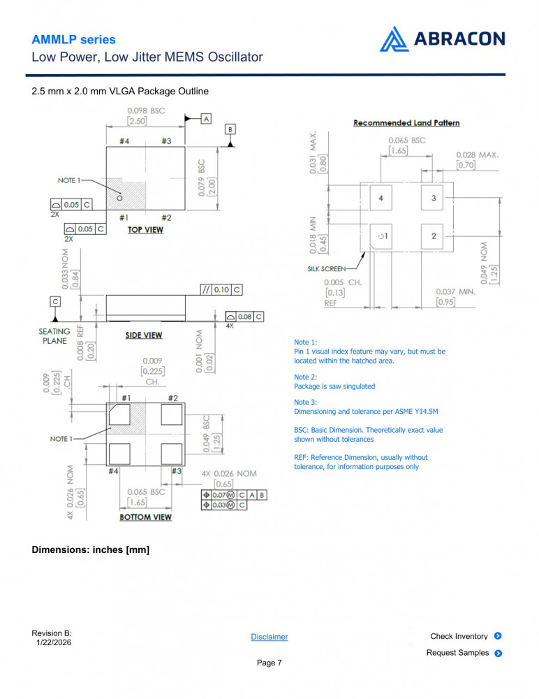 AMMLP datasheet page 7