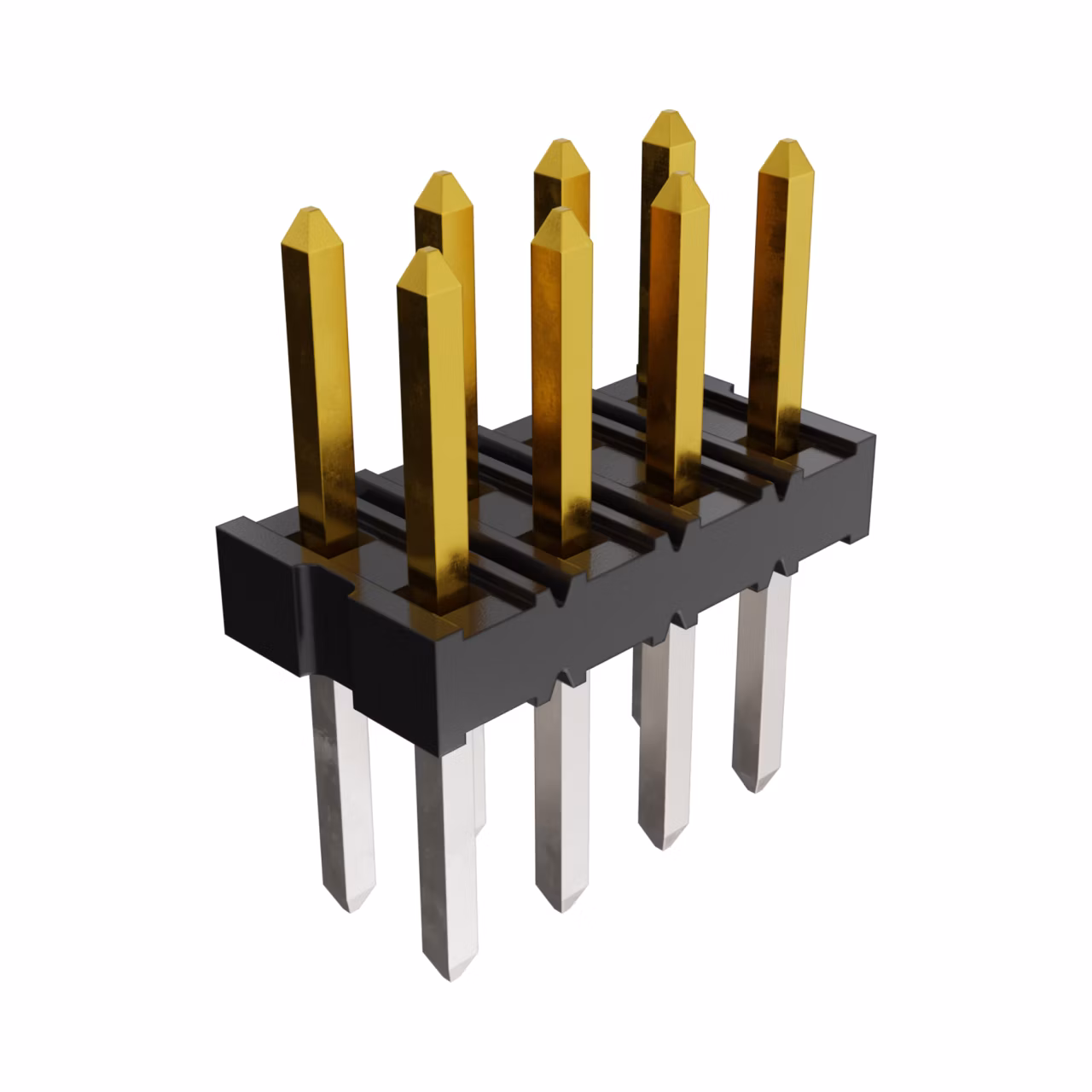 2.00mm Pitch Milli-Grid Header, Vertical, Through Hole, 8 Circuits, 0.38µm Gold (Au) Plating, Mating Pin Length 8.50mm, Tail Length 2.00mm, Tray, Lead-Free
