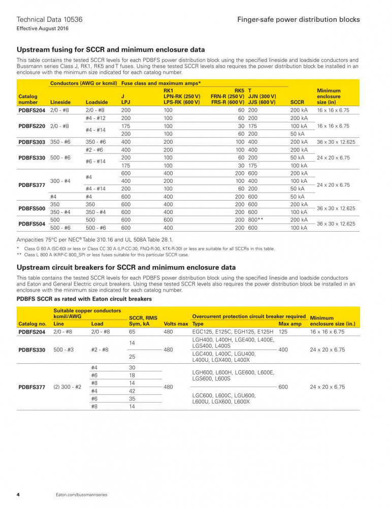 PDBFS377 datasheet page 4