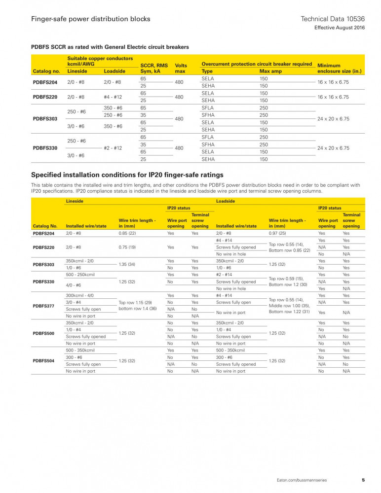 PDBFS377 datasheet page 5
