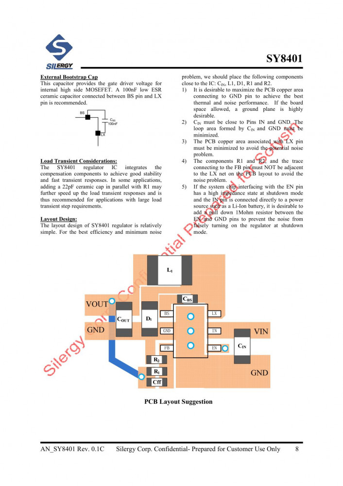 SY8401ABC datasheet page 8