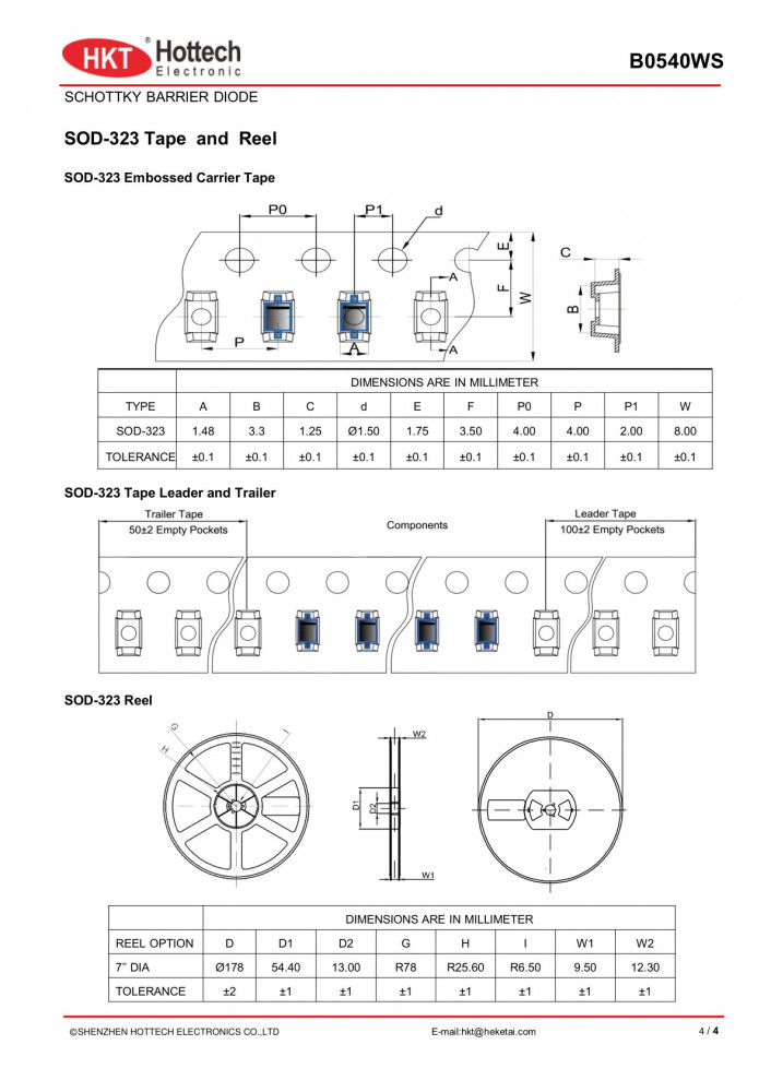 B0540WS technical document page 4