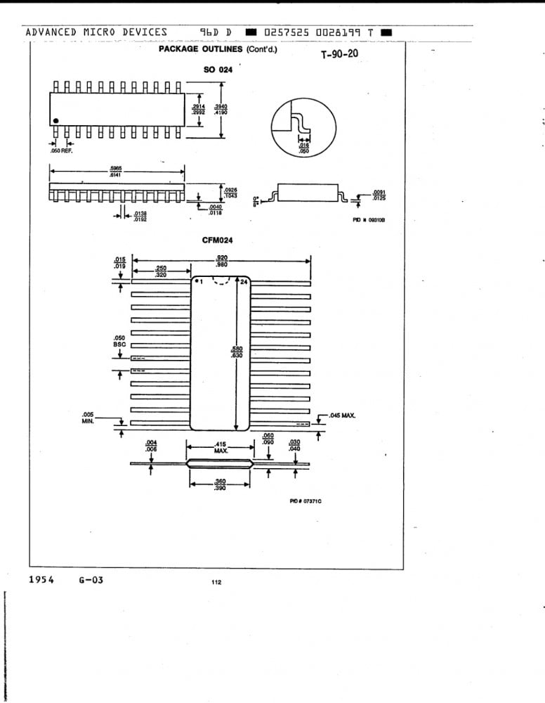 AM29828APC datasheet page 9