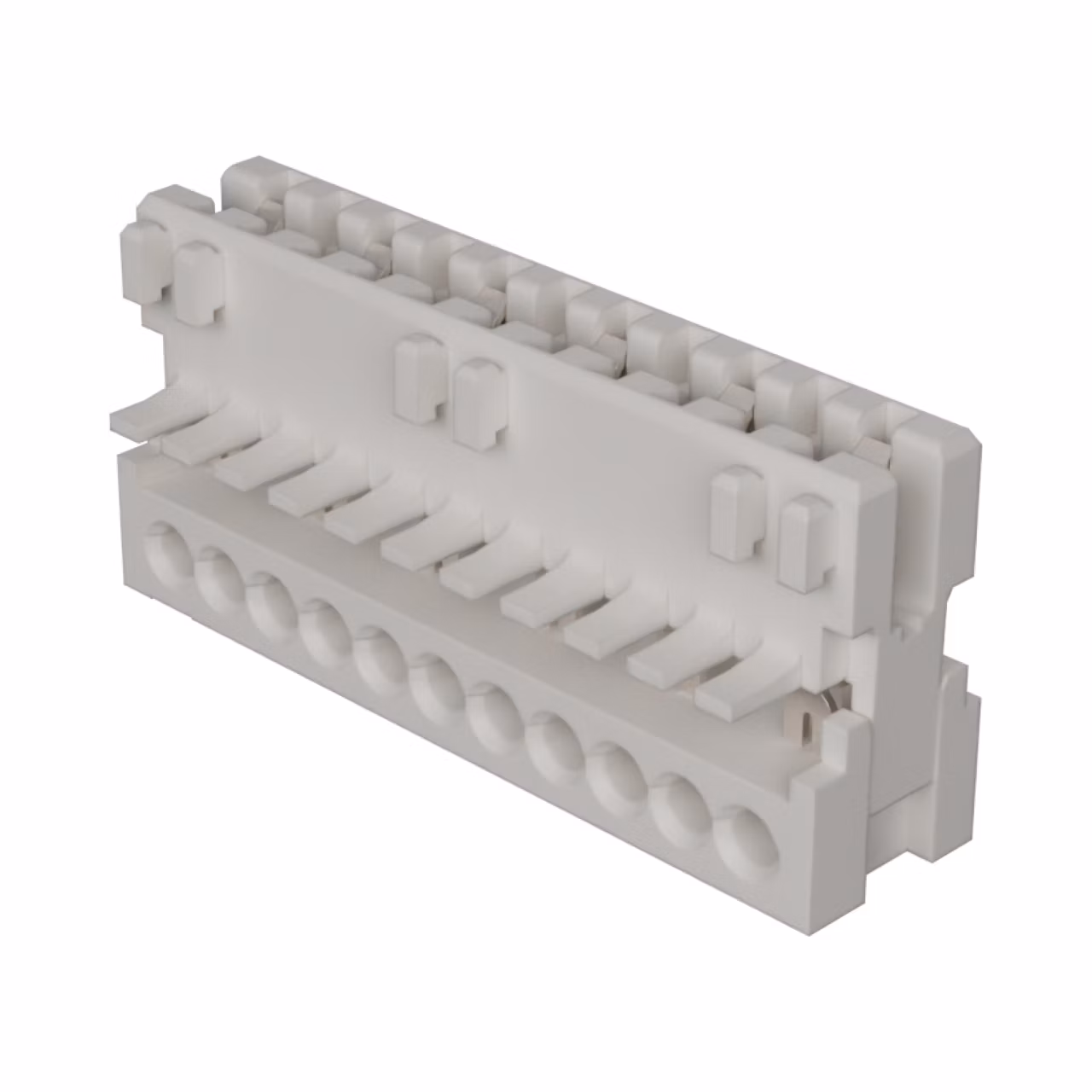 Appli-Mate RAST 2.5 Female Connector, 5.00mm Pitch, 6 Circuits, Position C, D, E, H, I and J Removed, Open Endwalls for sale