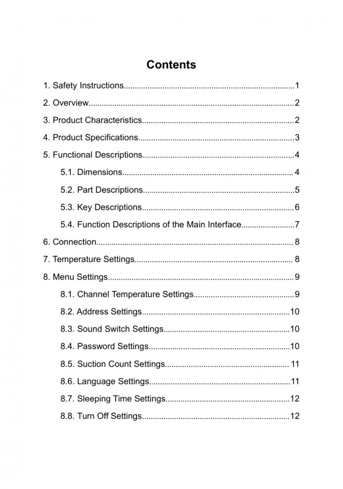 QUICK TV2 instruction manual page 2