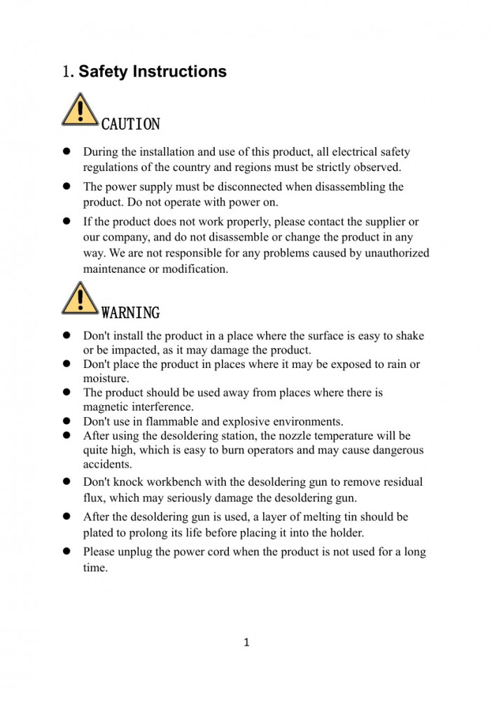 QUICK TV2 instruction manual page 4