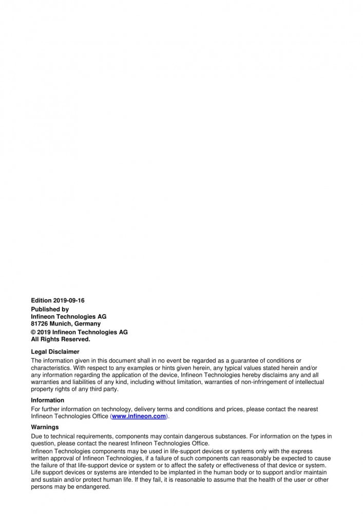 Infineon XMC1400 CPU Card manual page 2