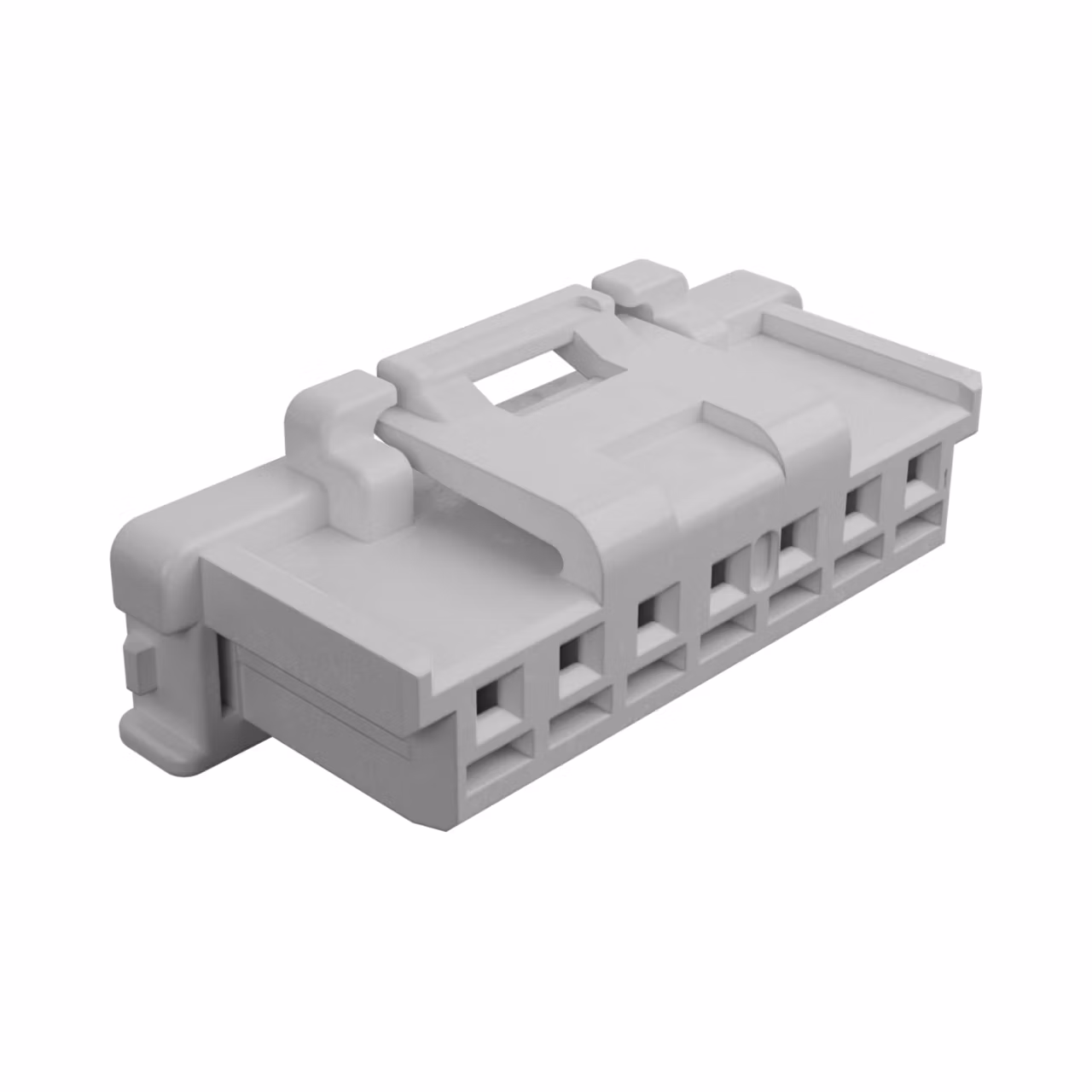 DuraClik TPA Wire-to-Board Receptacle Housing, 7 Circuits, White for sale