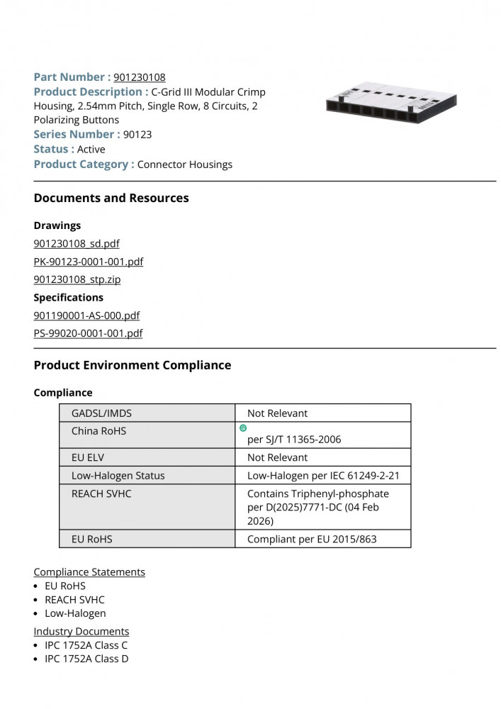 901230108 technical document preview, page 1