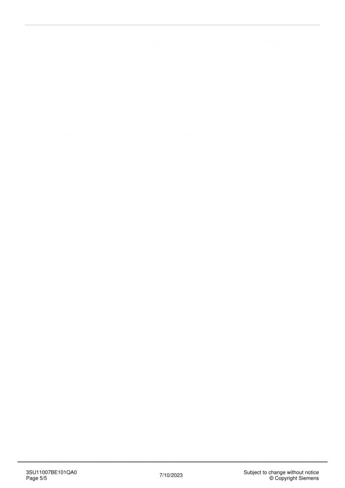 3SU11007BE101QA0 technical document page 5