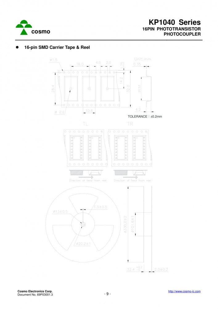 KP1040 datasheet page 9