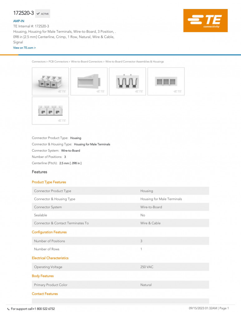 172520-3 technical document page 1