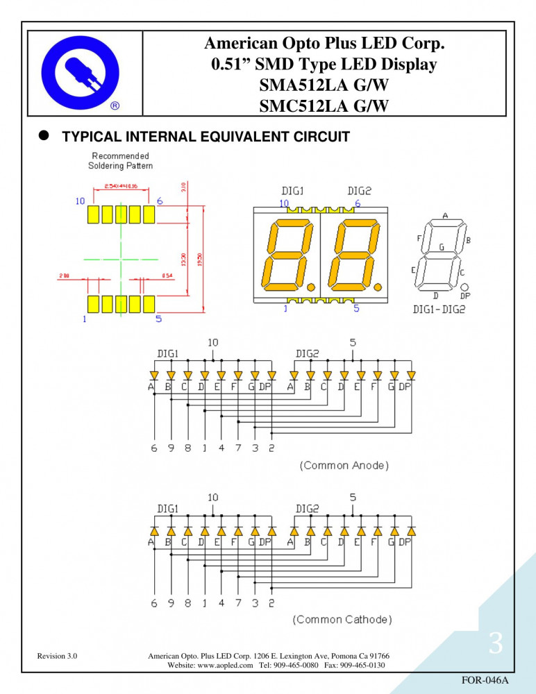 SMA512LA datasheet page 3