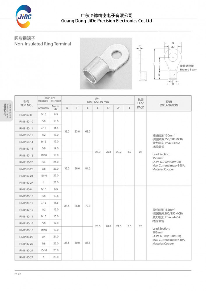 JIDC terminal catalogue page 10