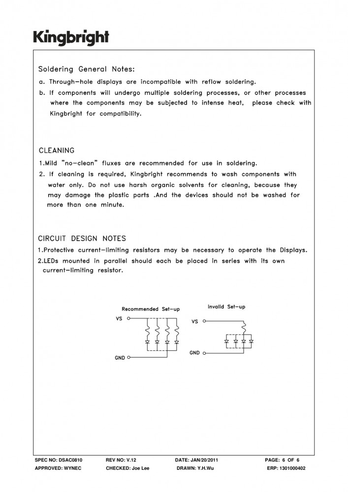 SA39-12GWA datasheet page 6