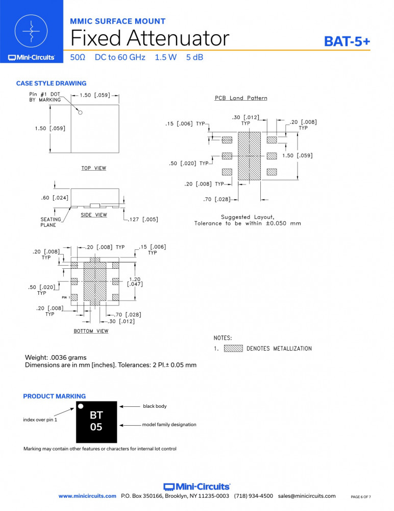 BAT-5+ datasheet page 6