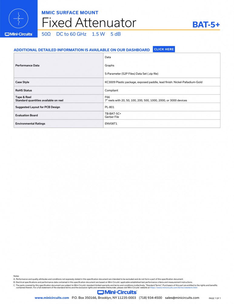 BAT-5+ datasheet page 7