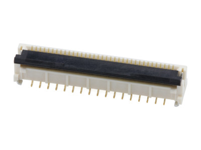 Easy-On FFC/FPC Connector, 0.50mm Pitch, V-Flip Series, Vertical, 4.05mm  Height, 35 Circuits, Copper Alloy, 125°C Operating Temperature, Gold Plating for sale