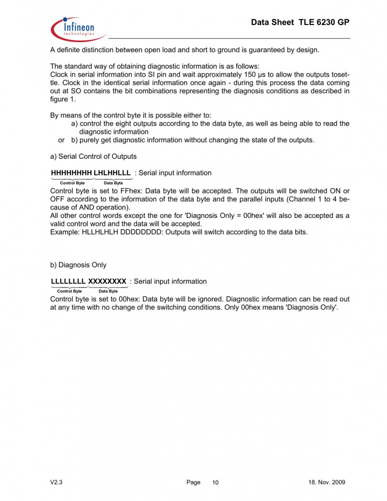 TLE6230GP datasheet page 10