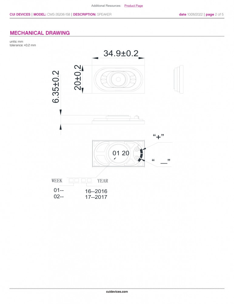 CMS-35206-158 datasheet page 2