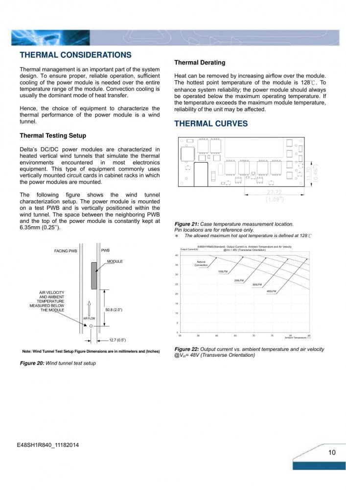 DELTA E48SH1R840NRFA datasheet page 10