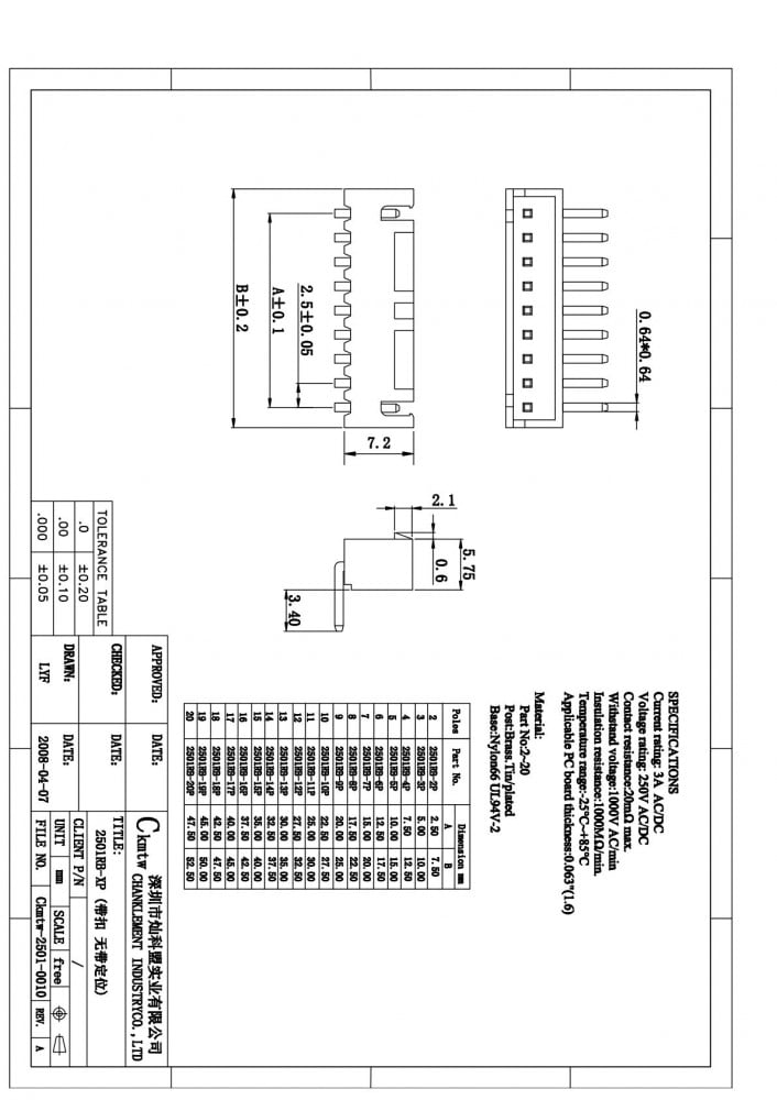 Ckmtw W-2502R04P-B000 technical drawing