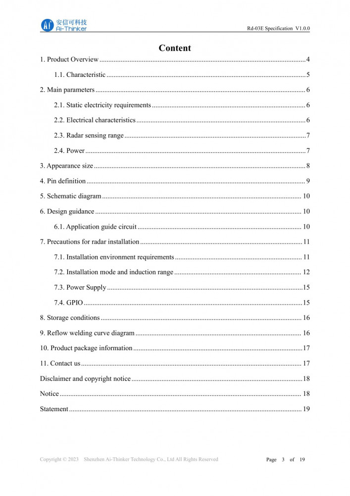 Rd-03E technical document page 3