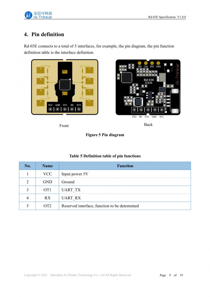 Rd-03E technical document page 9