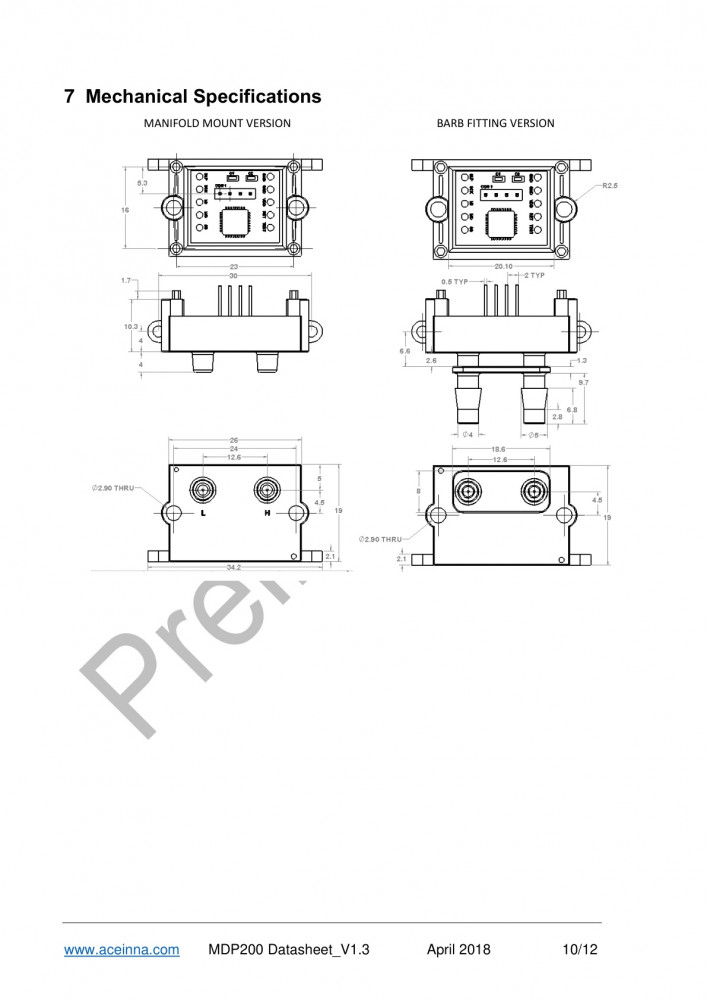 MDP200 datasheet page 10