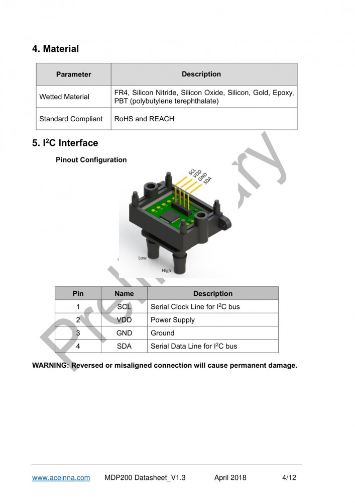 MDP200 datasheet page 4
