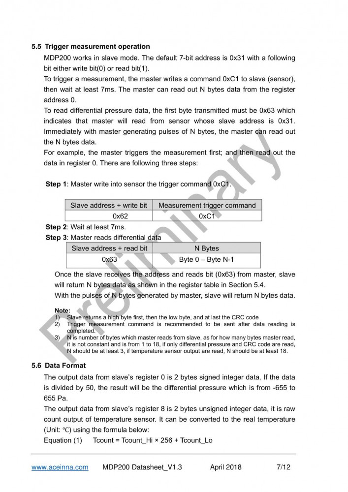 MDP200 datasheet page 7