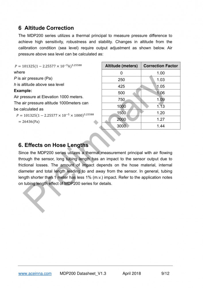 MDP200 datasheet page 9