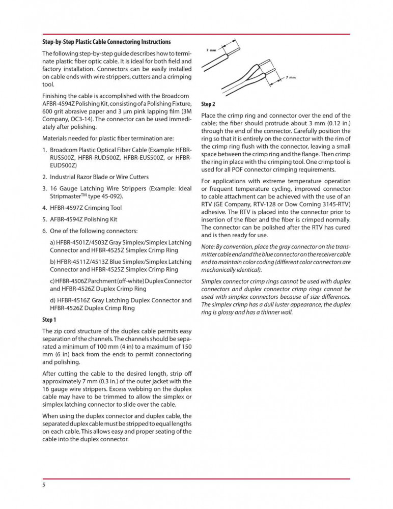 HFBR-RNS005Z datasheet page 5